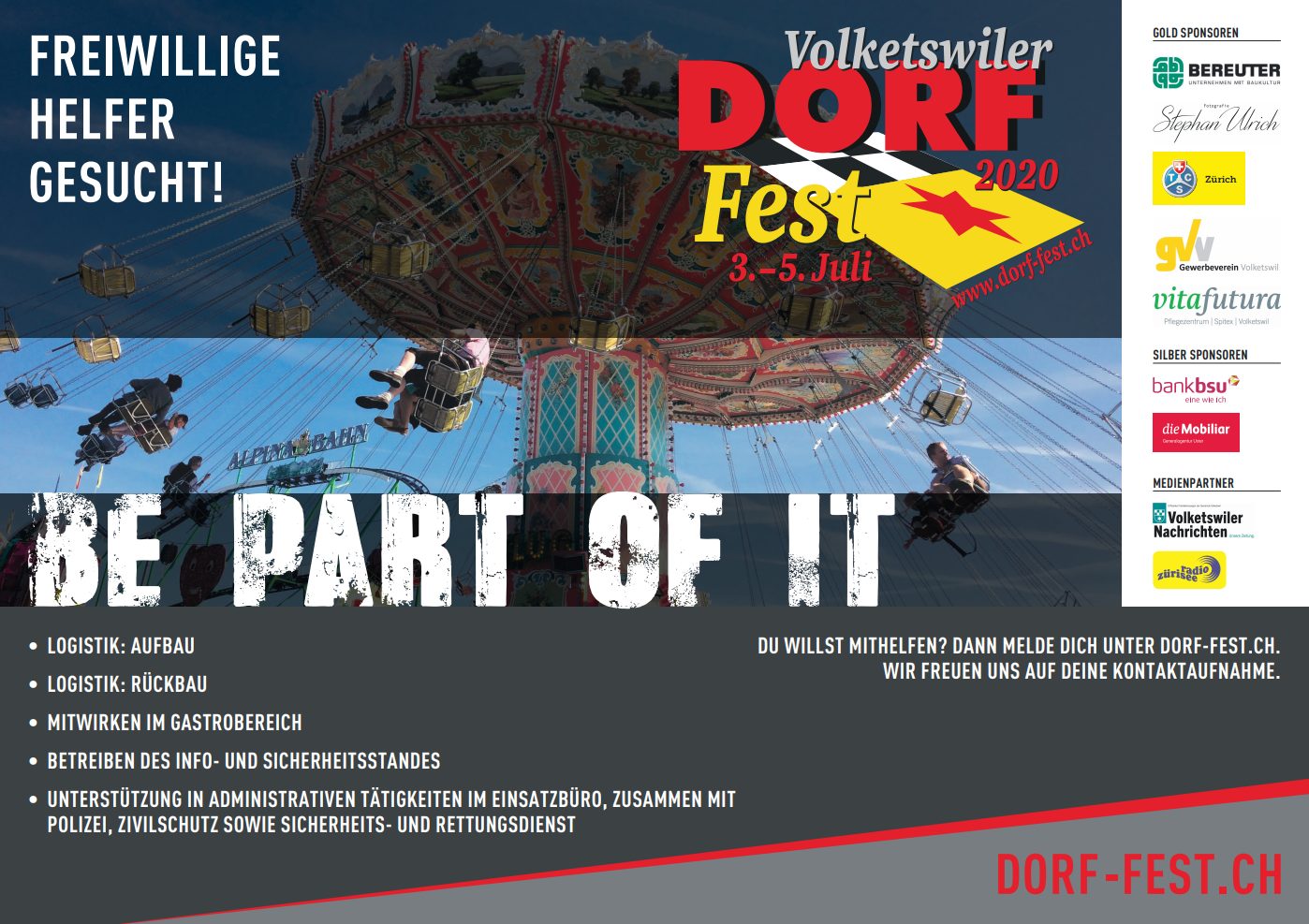 Helfer – Dorffest Volketswil