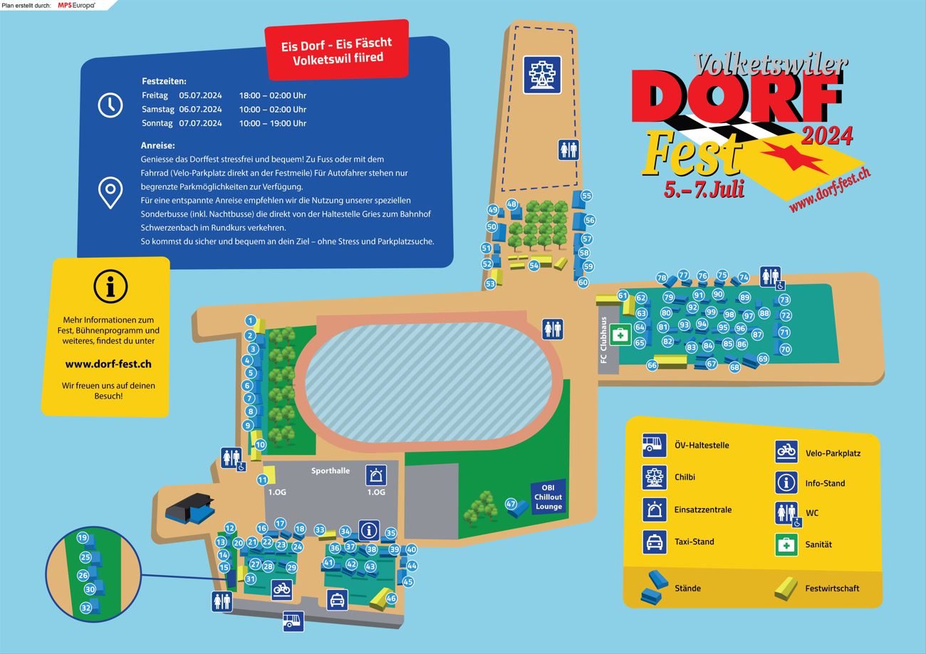 Festmeile – Dorffest Volketswil